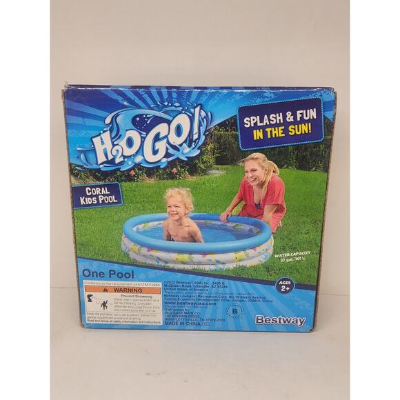 Bestway | Toys | Inflatable Toddler Swimming Pool 4 Coral Fish 27 Gal ...
